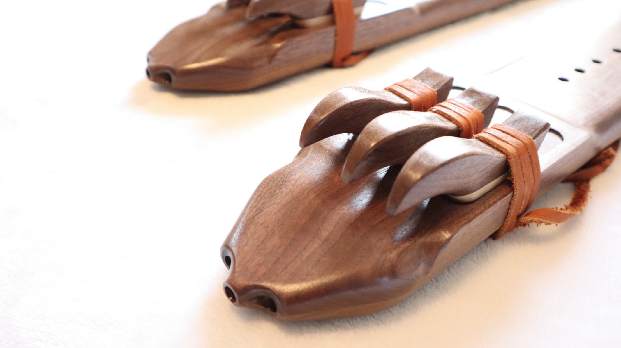 Elemental Flutes - Walnut Triple [G4] Native American-Style Flute ...
