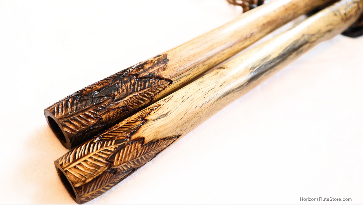 Marton Pap Flutes - Rustic Raven Series [F] Native American-Style Flut ...