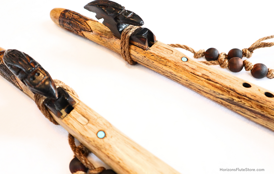 Marton Pap Flutes - Rustic Raven Series [F] Native American-Style Flut ...
