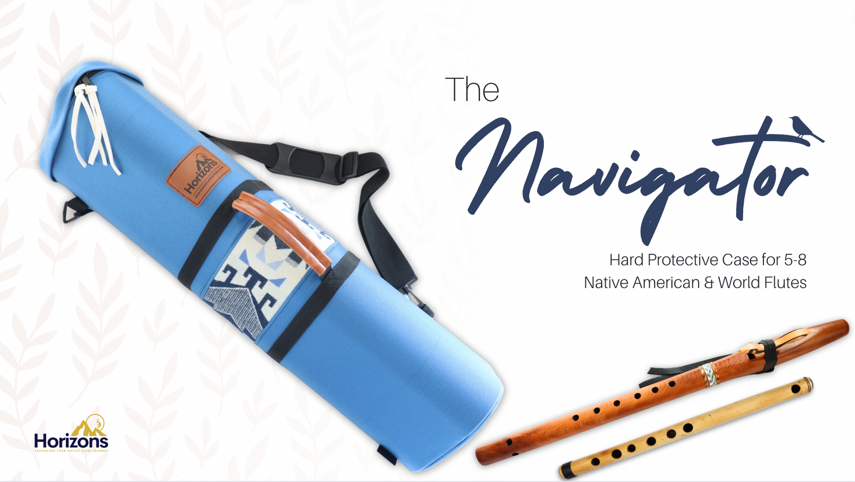 The Navigator | Native American Flute Case [Holds 5-8 flutes ...