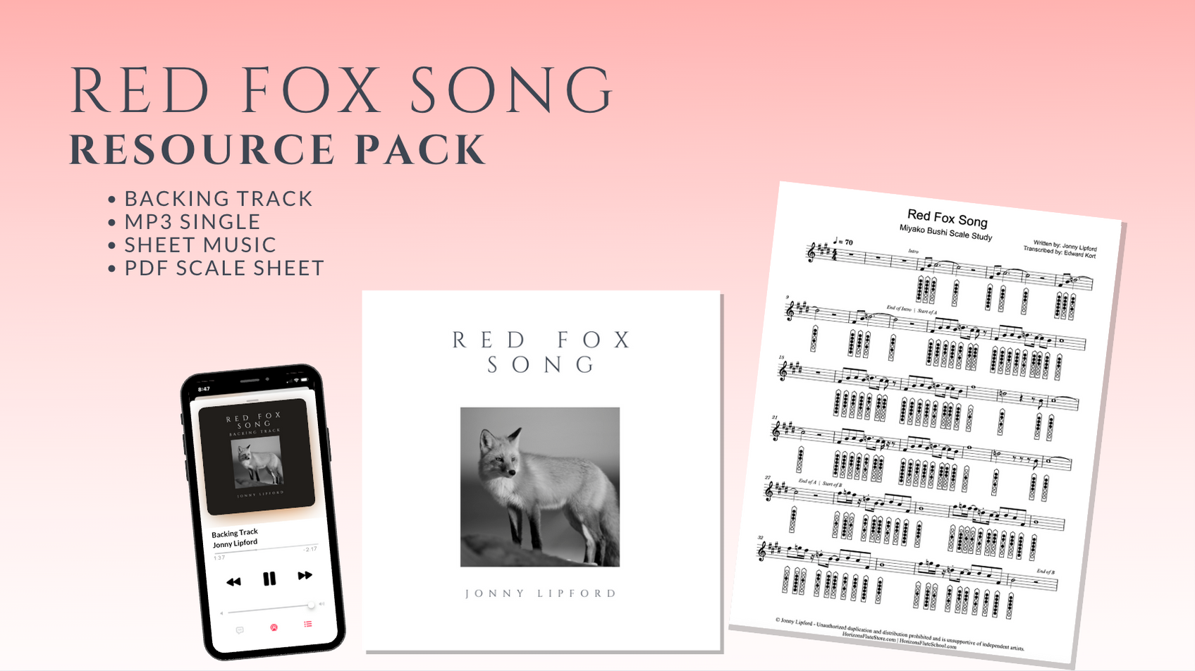 Red Fox Song (Miyako Bushi Scale) [Resource Pack] — Horizons Flute Store