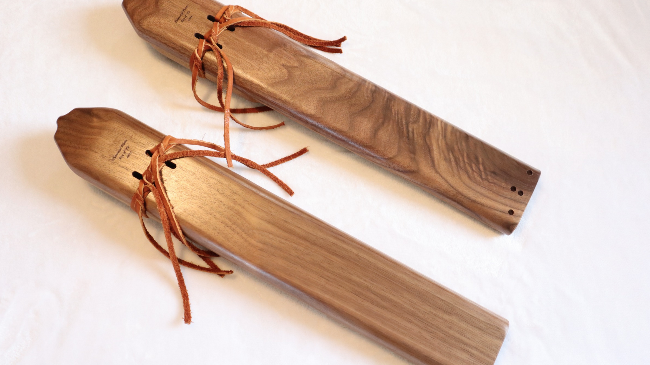Elemental Flutes - Walnut Triple [G4] Native American-Style Flute ...