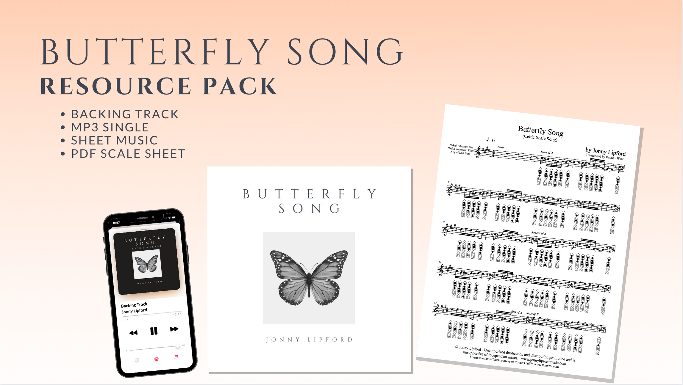 Butterfly Song (Celtic Scale) [Resource Pack] — Horizons Flute Store